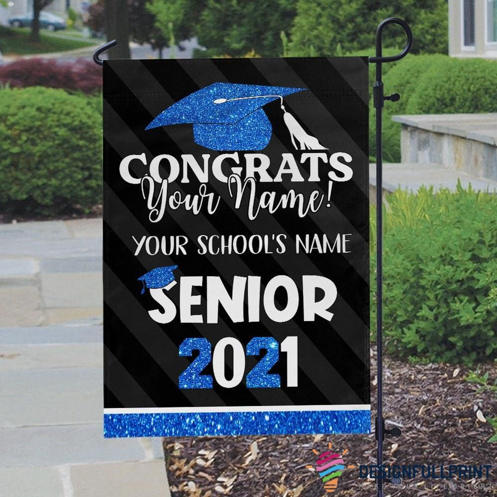 Graduation Gift Personalized Senior 2021 Garden Flag Graduation Flag HG ...