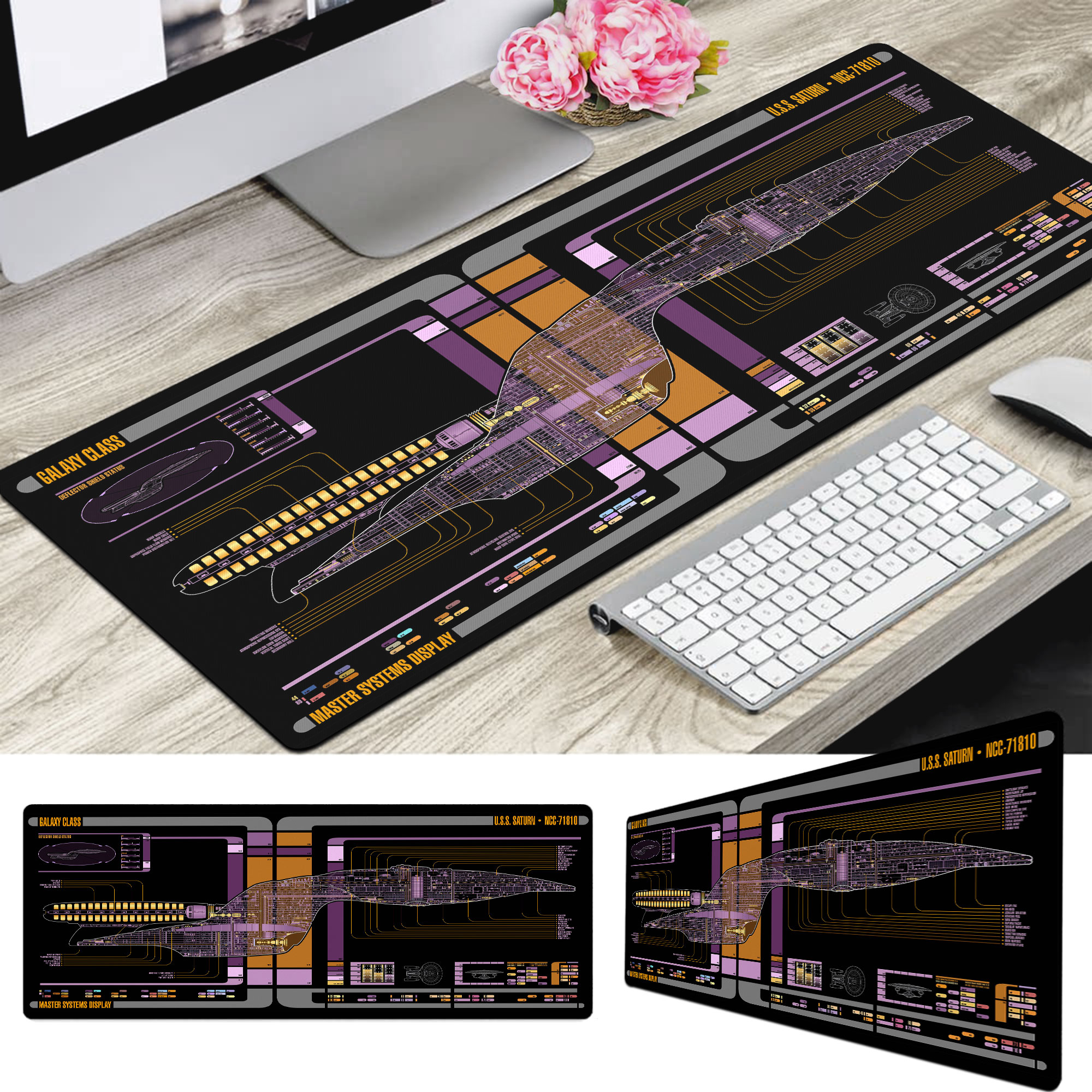 Sci-fi Control Console Display Desk Mat, Trekkie Trekker SciFi Gift ...