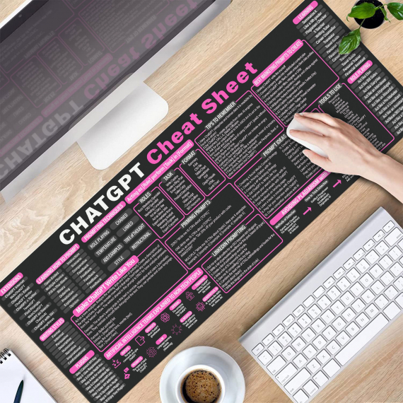 Chat GPT Cheat Sheet For Designer Mouse Pad Programmer Hacker Unique ...
