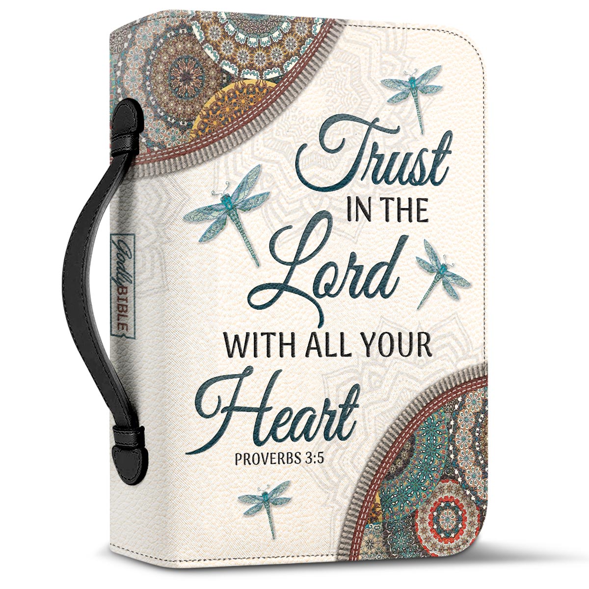 Trust In The Lord Proverbs 3 5 Dragonfly Mandala Bible Cover HG ...