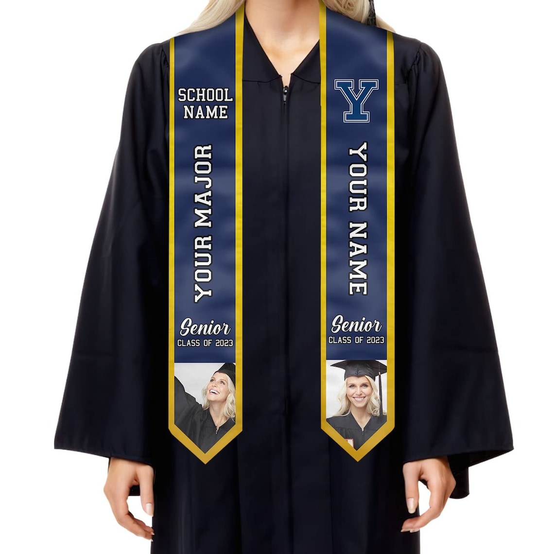 Class Of 2024 Personalized Graduation Stole, Custom Graduate Stoles ...
