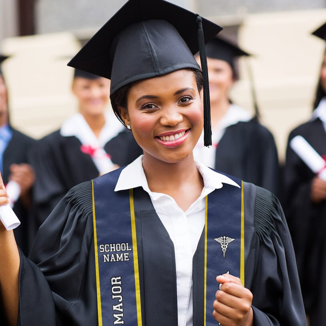 Class Of 2024 Personalized Graduation Stole, Custom Graduate Stoles ...