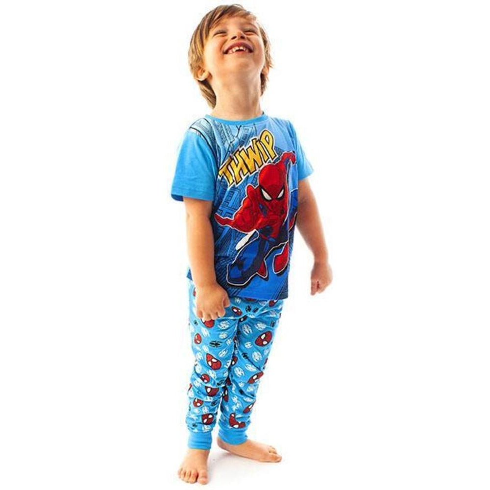 Spider-Man Childrens/Kids Comic Pyjama Set HFN – Designfullprint