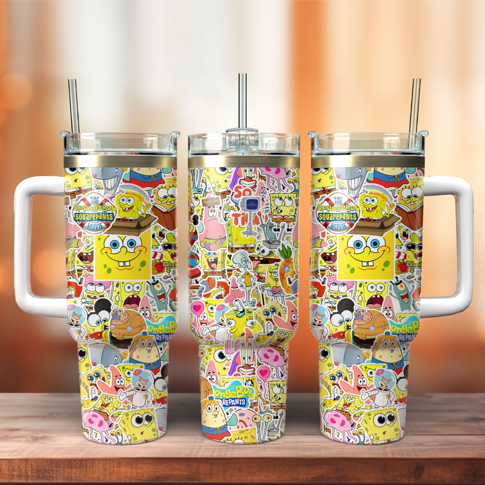 The SpongeBob SquarePants Cartoon Custom Quencher 30oz or 40oz ...