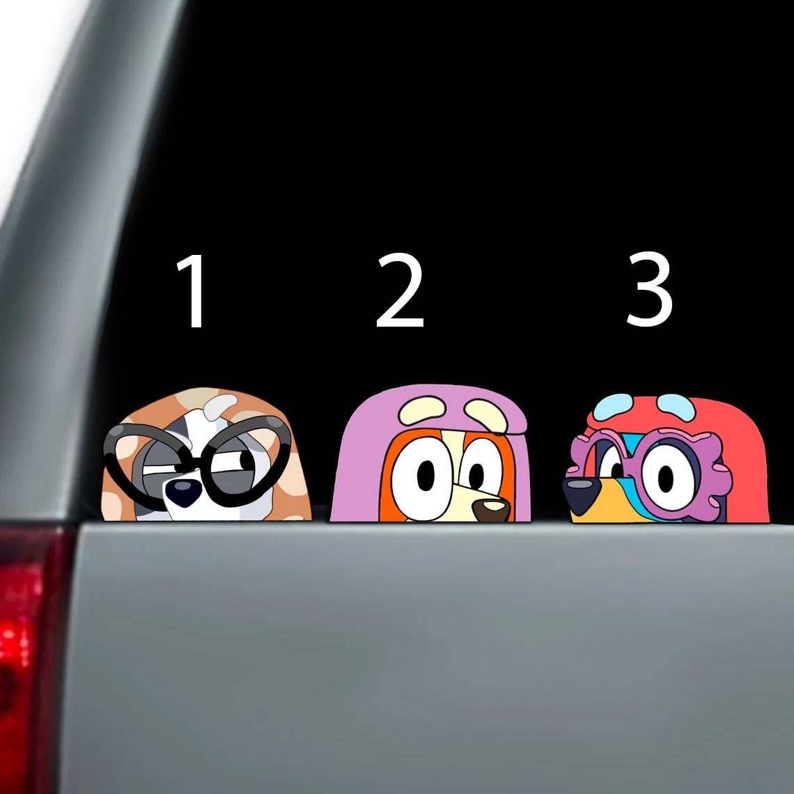 Bluey Grouchy Granny Window Bluey Vinyl Decal Car Sticker HG ...