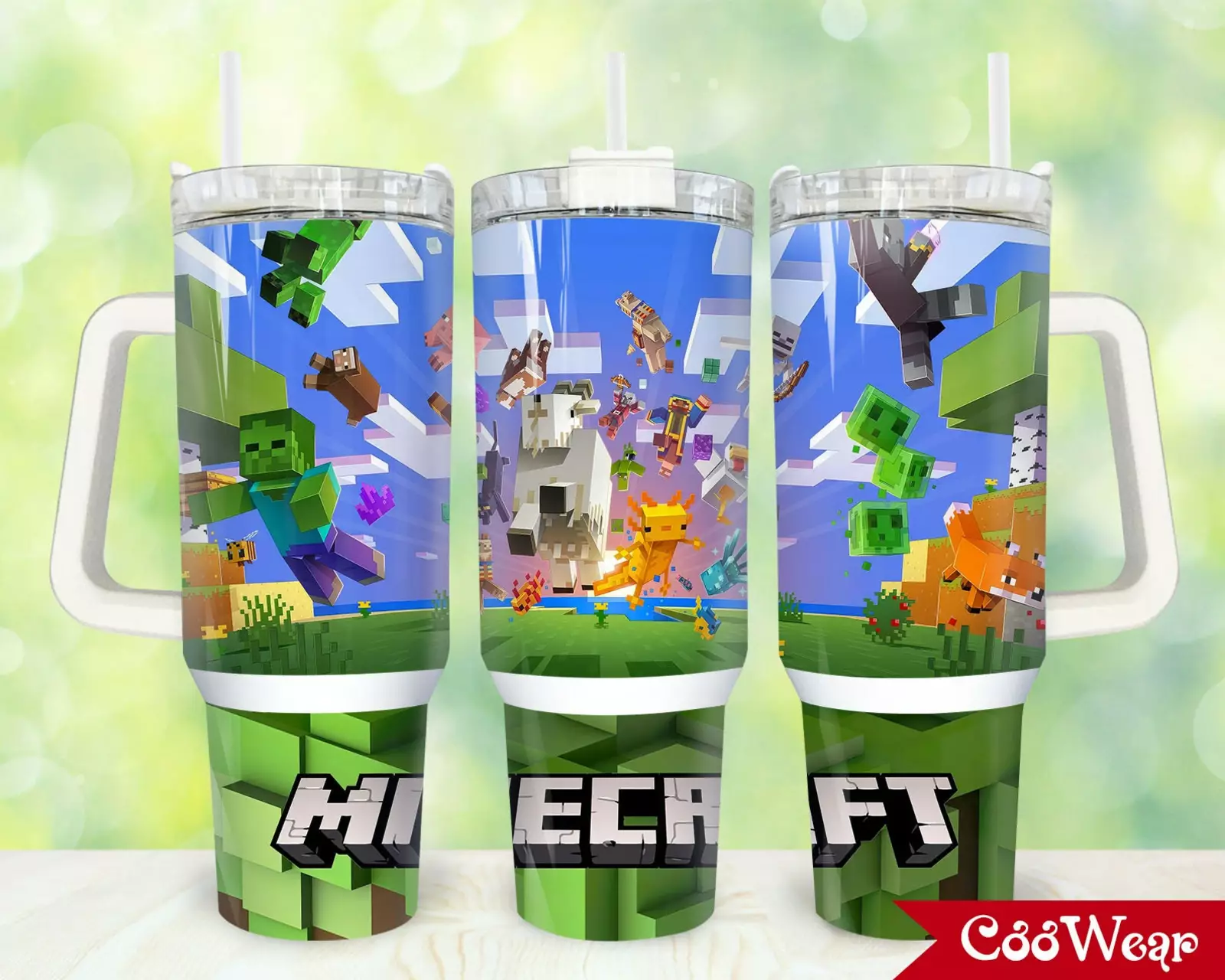 Minecraft Games Custom 30oz or 40oz Quencher Stainless Steel Tumbler ...