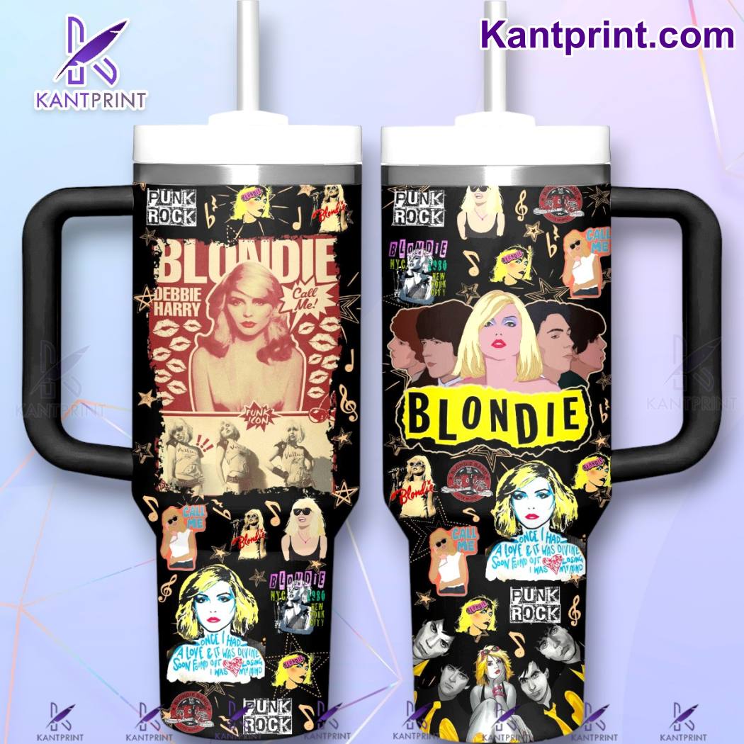 Blondie Punk Rock 30oz or 40oz Tumbler with Handle HG – Designfullprint