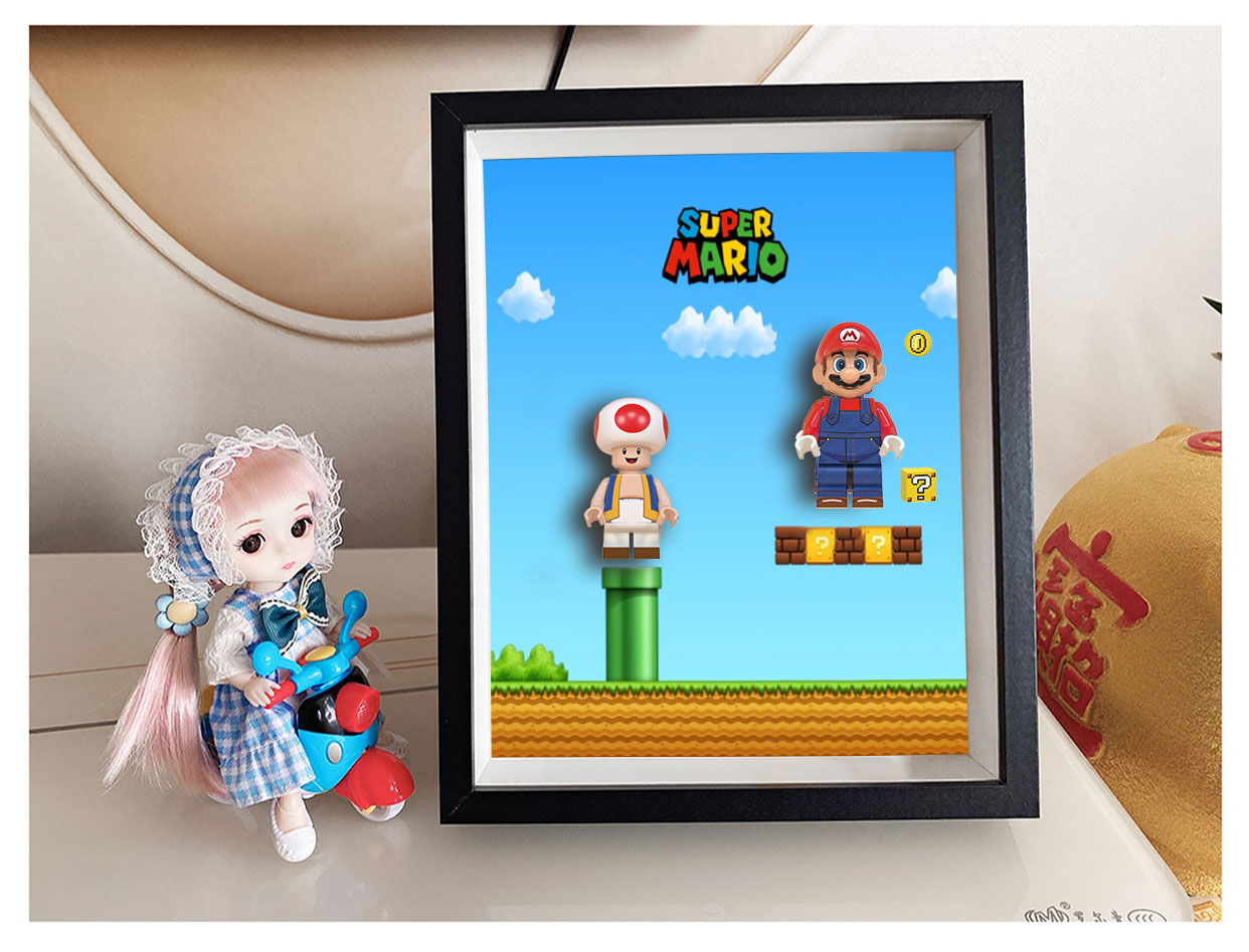 Personalized Super Mario Bros Minifigures Collections, Miniature Decor ...