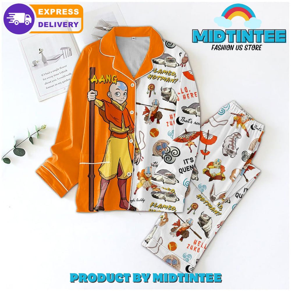 Avatar The Last Airbender Aang Pyjama Pajamas Set HG Set HG ...