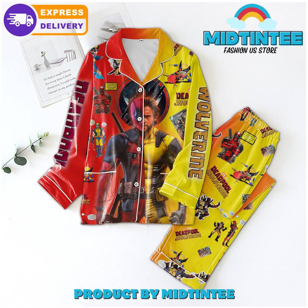 Deadpool & Wolverine Marvel Studios Pyjama Pajamas Set HG Set HG ...