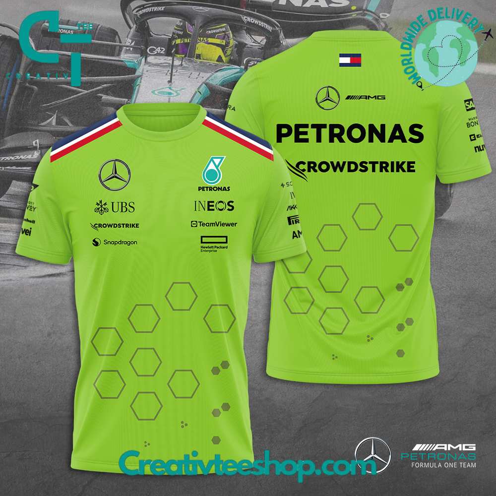 Mercedes-AMG Petronas Crowdstrike F1 Team 2024 T-Shirt Hoodie Or Zip-up ...