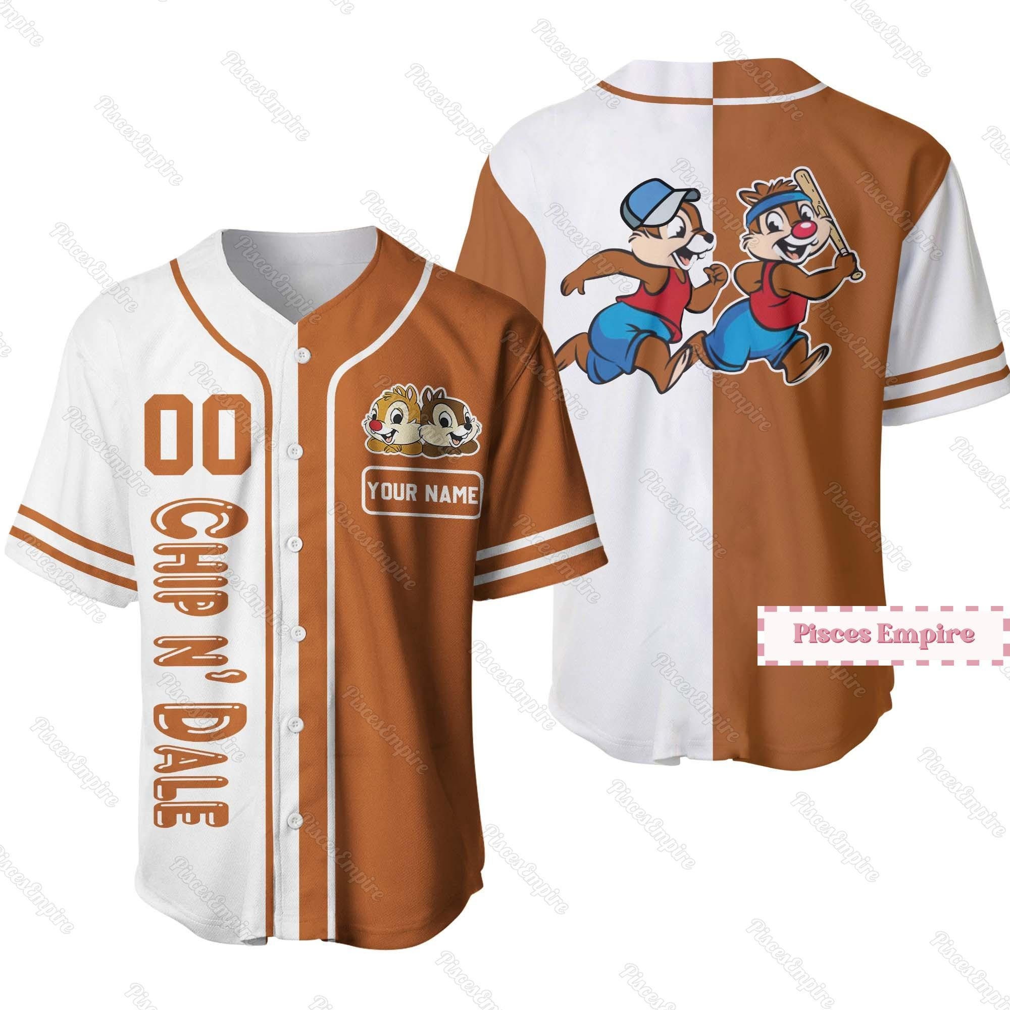 Chip And Dale Jersey, Chip And Dale Baseball Shirt, Couple Jersey ...
