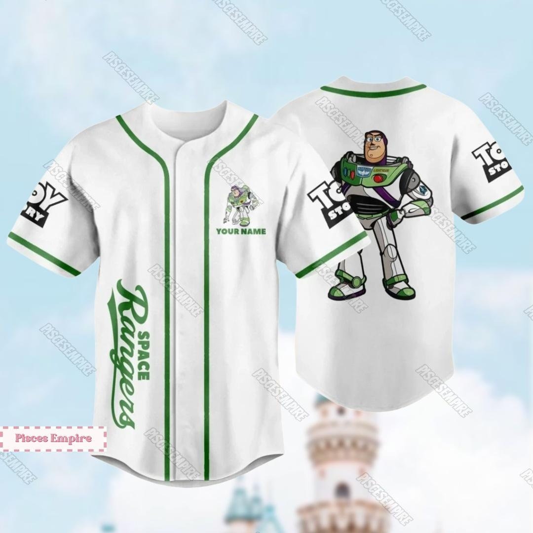 Buzz Lightyear Jersey, Buzz Lightyear Baseball Jersey, Toy Story Jersey ...