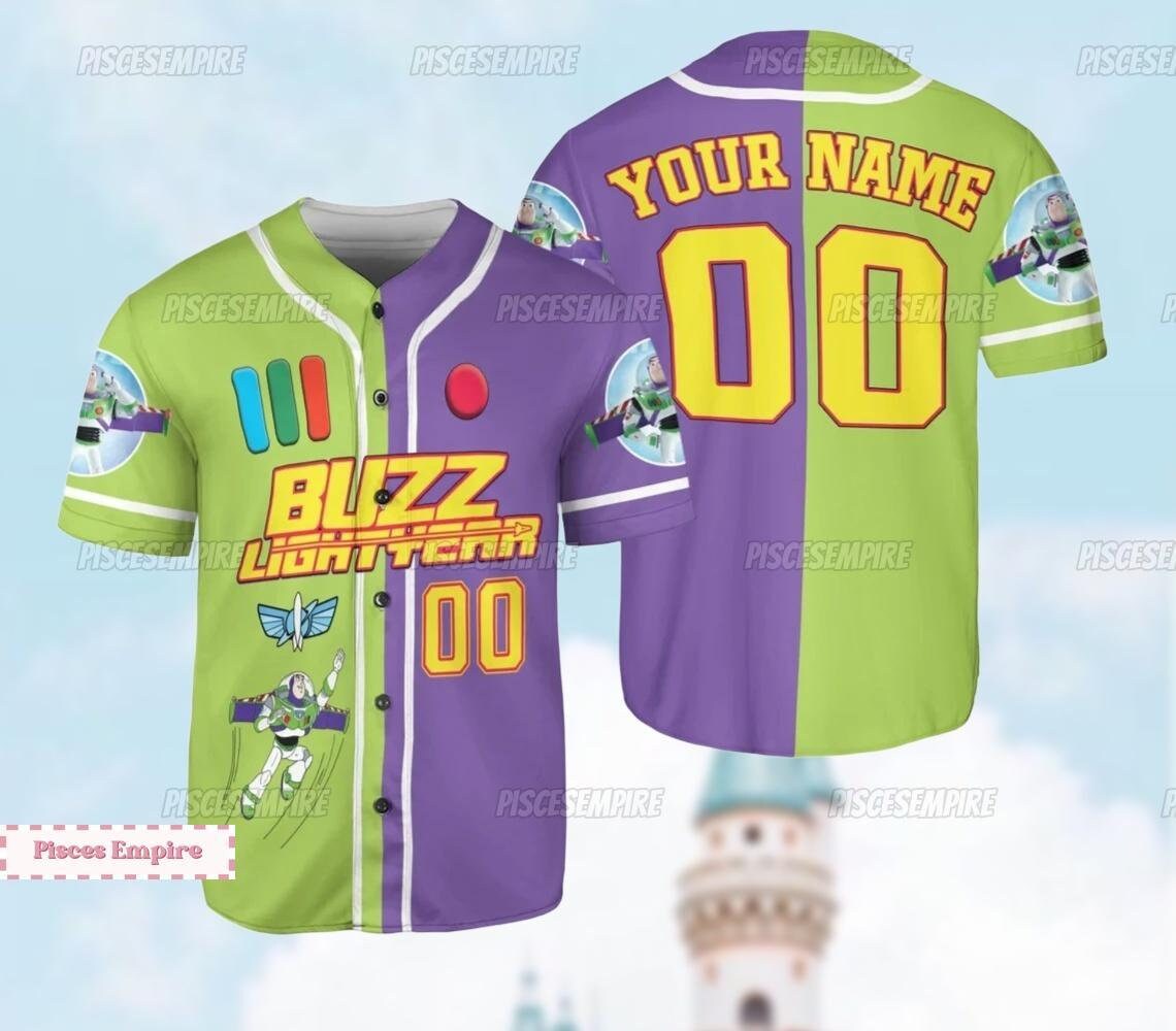 Personalized Buzz Lightyear Shirt, Toy Story Baseball Jersey, Buzz ...