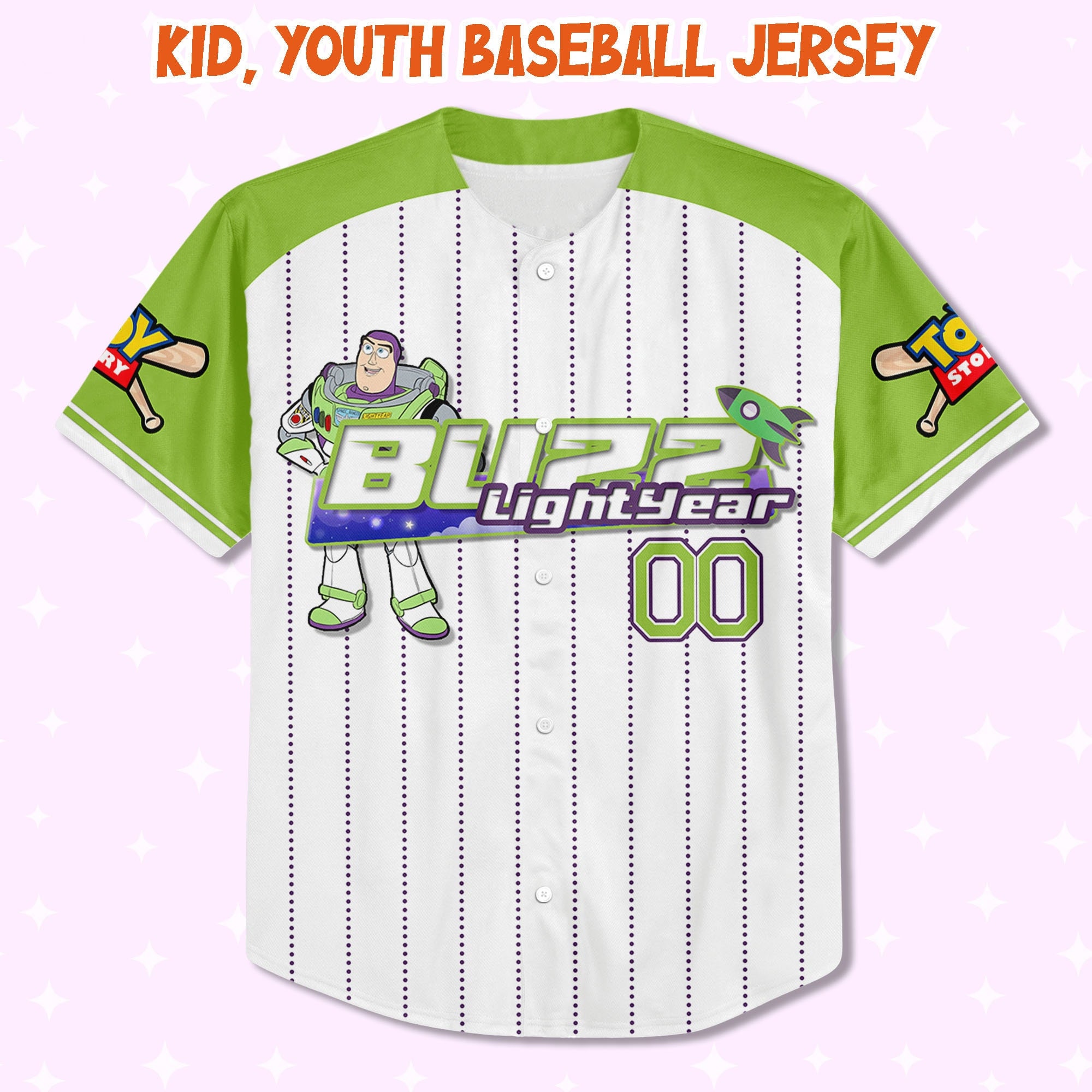 Disney Toy Story Buzz Lightyear Baseball, Disney Baseball Jersey ...