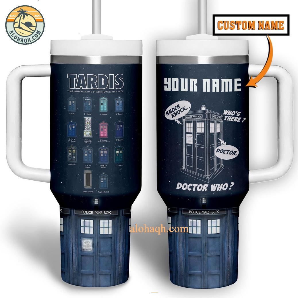 Doctor Who Tardis Time And Relative Dimension In Space Quencher 30oz or ...