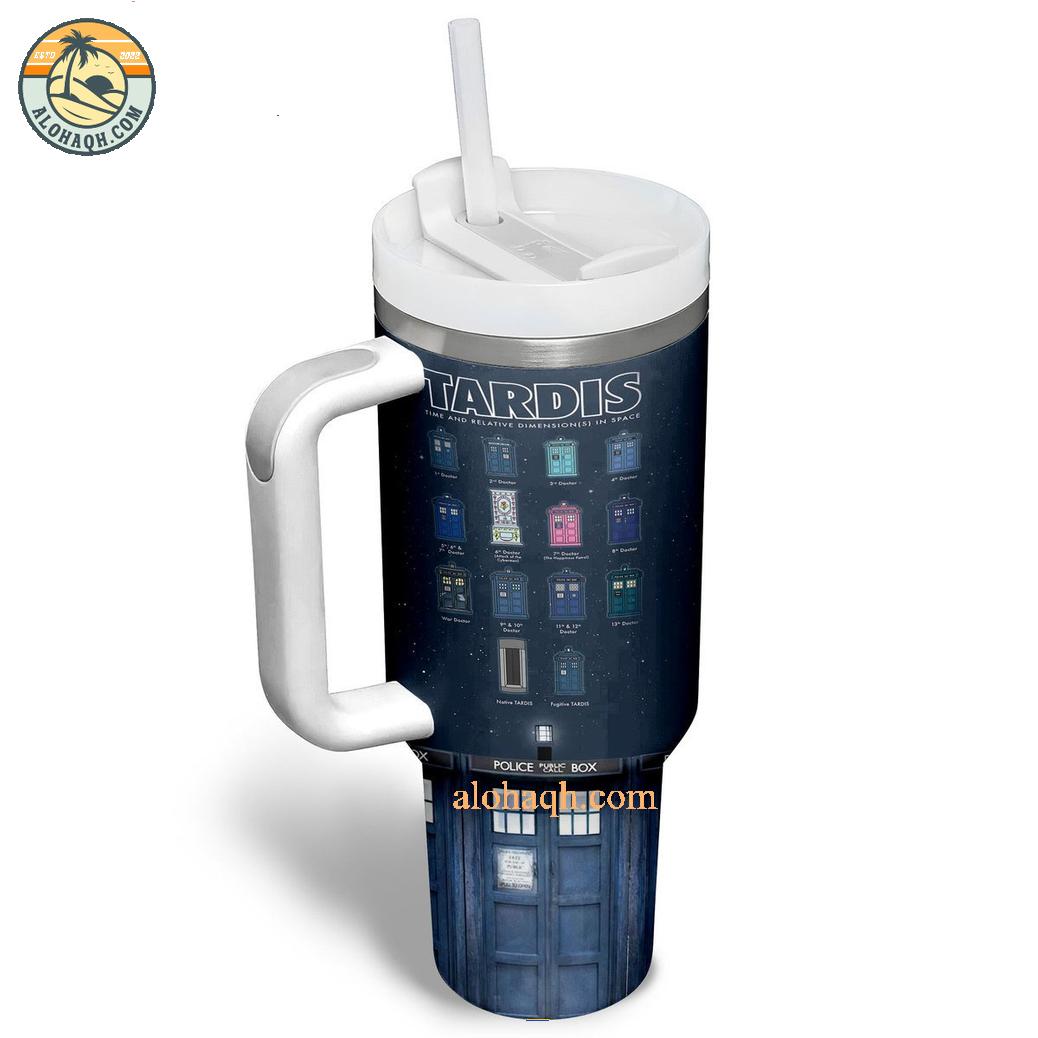 Doctor Who Tardis Time And Relative Dimension In Space Quencher 30oz or ...