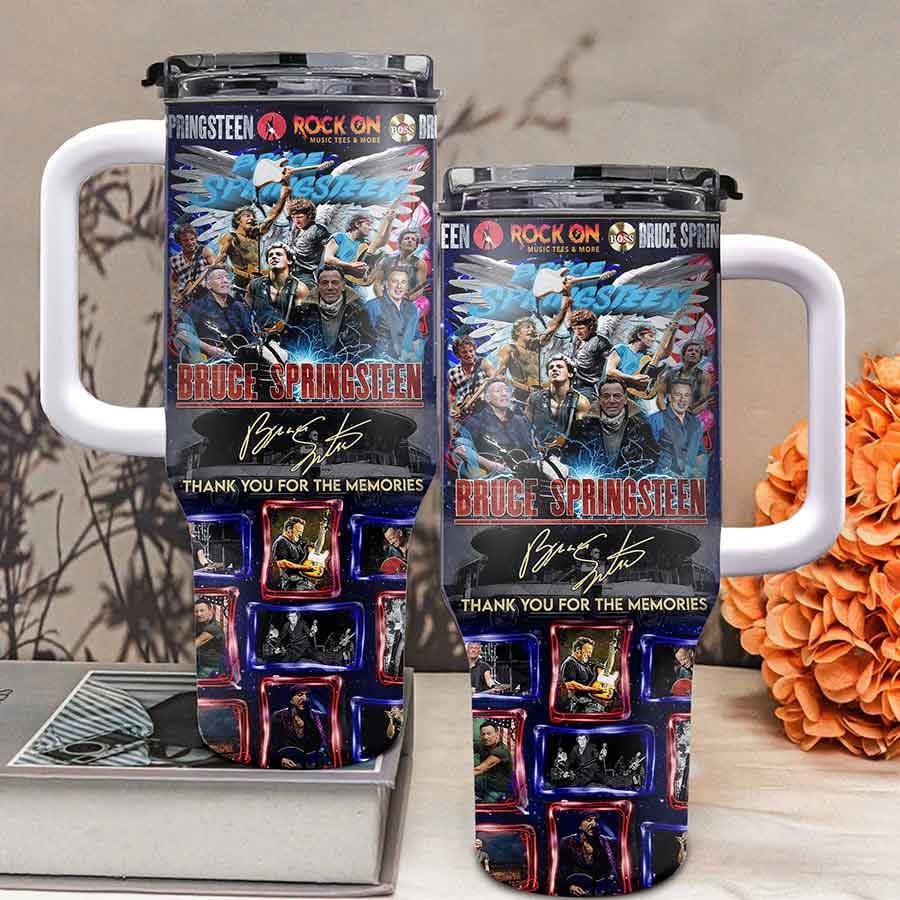 Bruce Springsteen Music Custom Quencher Stainless Steel Custom Quencher ...