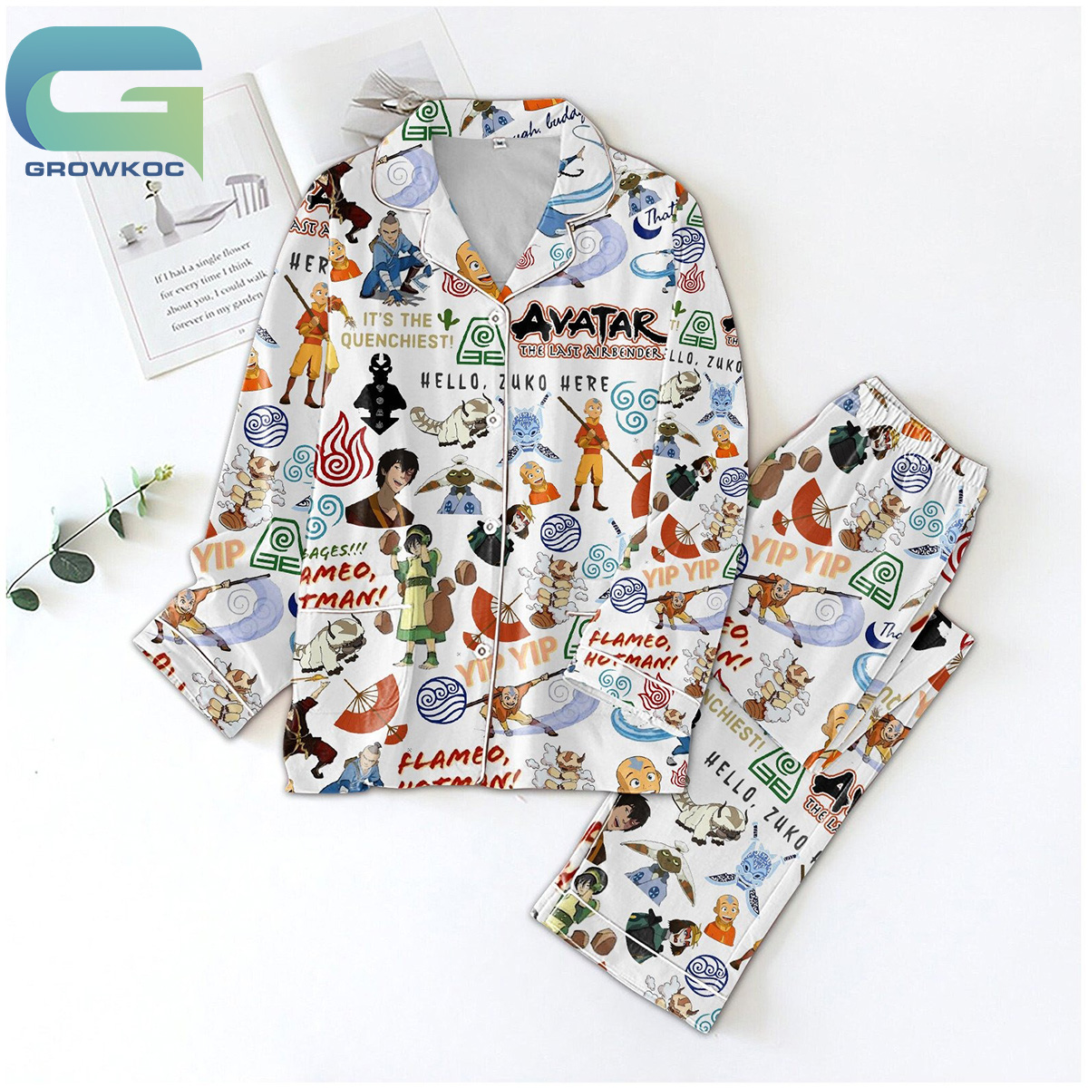 Avatar The Last Airbender Hello Zuko Here Pyjama Pajamas Set NVA ...