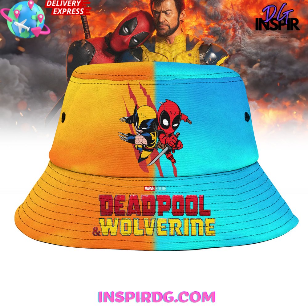 Deadpool Wolverine Dream Team Marvel Bucket Hat HG – Designfullprint