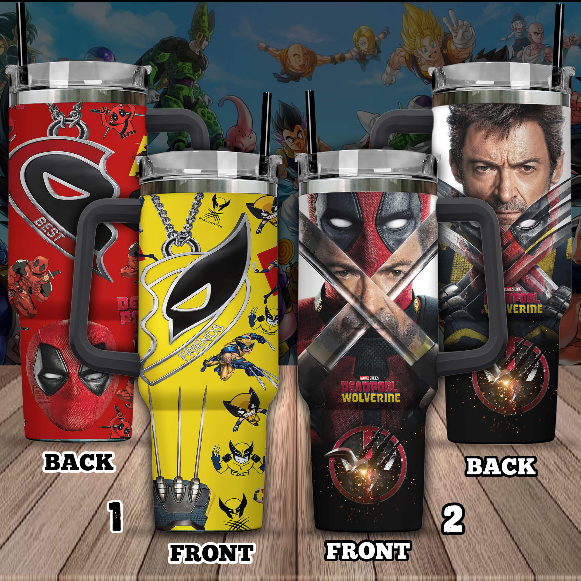 Combo 2 of Marvel Studios Deadpool & Wolverine x Deadpool And Wolverine ...