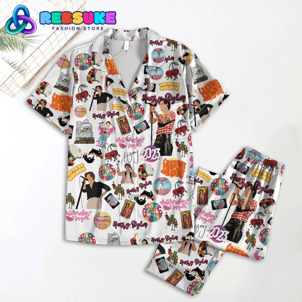 Harry Styles Singer Short Long Sleeve Or Short Sleeve Pyjama Pajamas ...