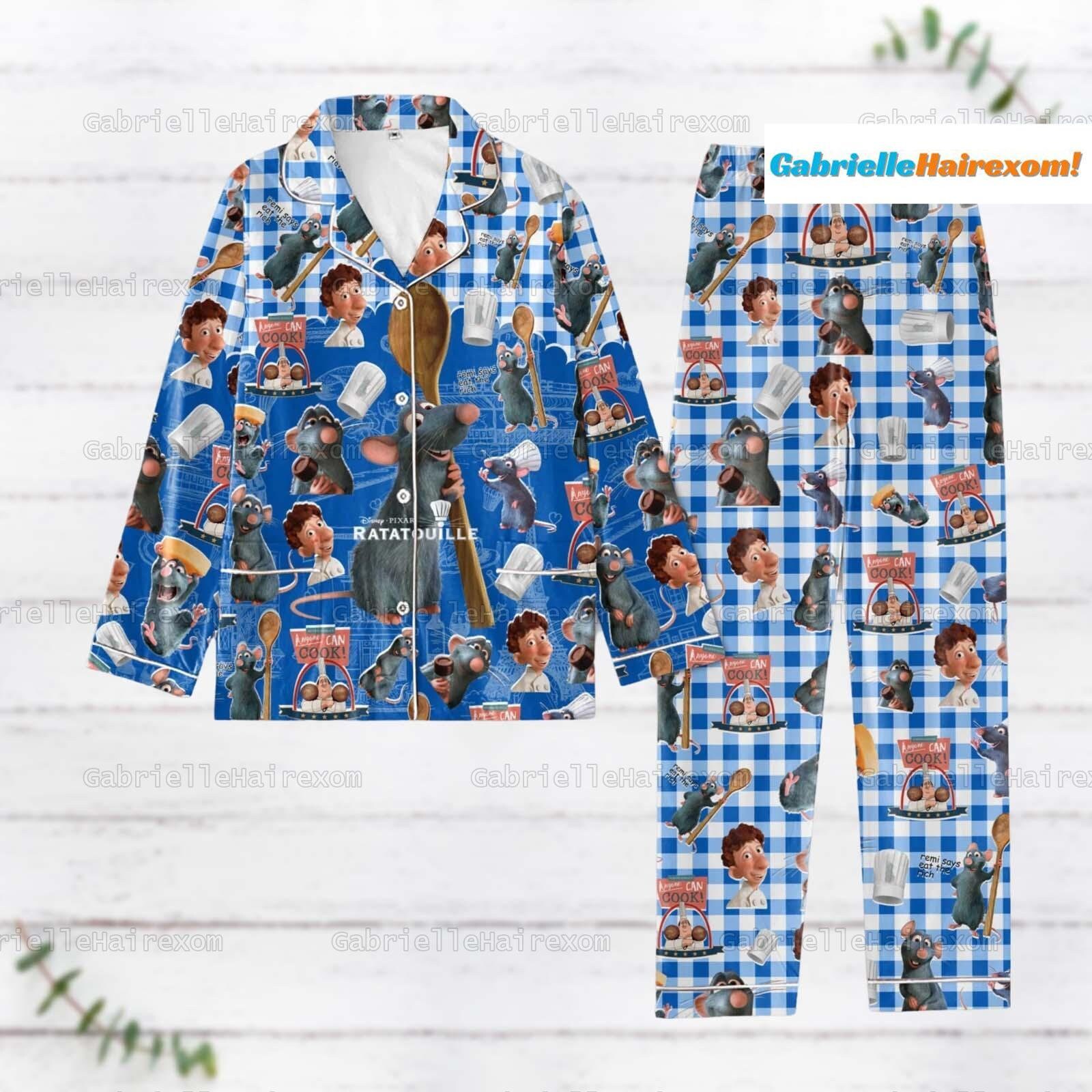 Ratatouille Pajamas Set HG Ratatouille Remy Pyjamas Disney Remy Pajamas ...