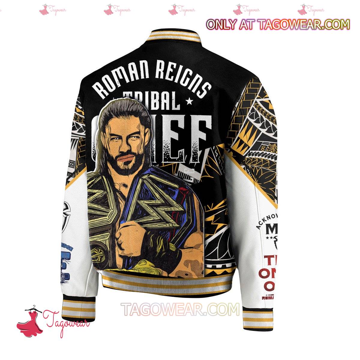 Wwe Roman Reigns Tribal Chief HFN Baseball Jacket – Designfullprint