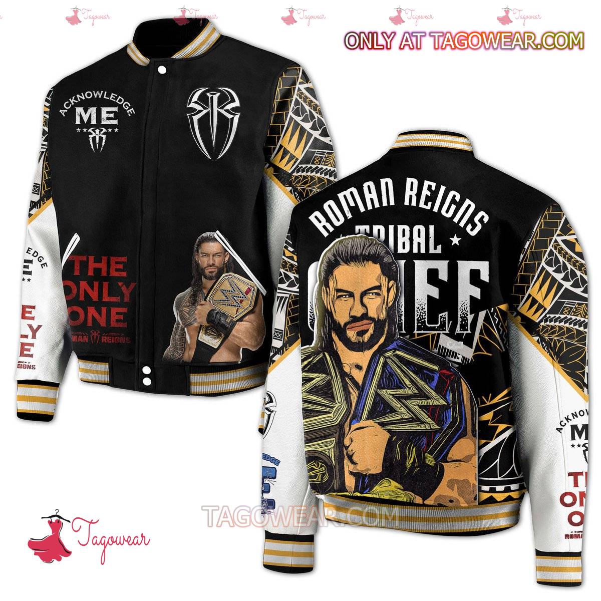 Wwe Roman Reigns Tribal Chief HFN Baseball Jacket – Designfullprint