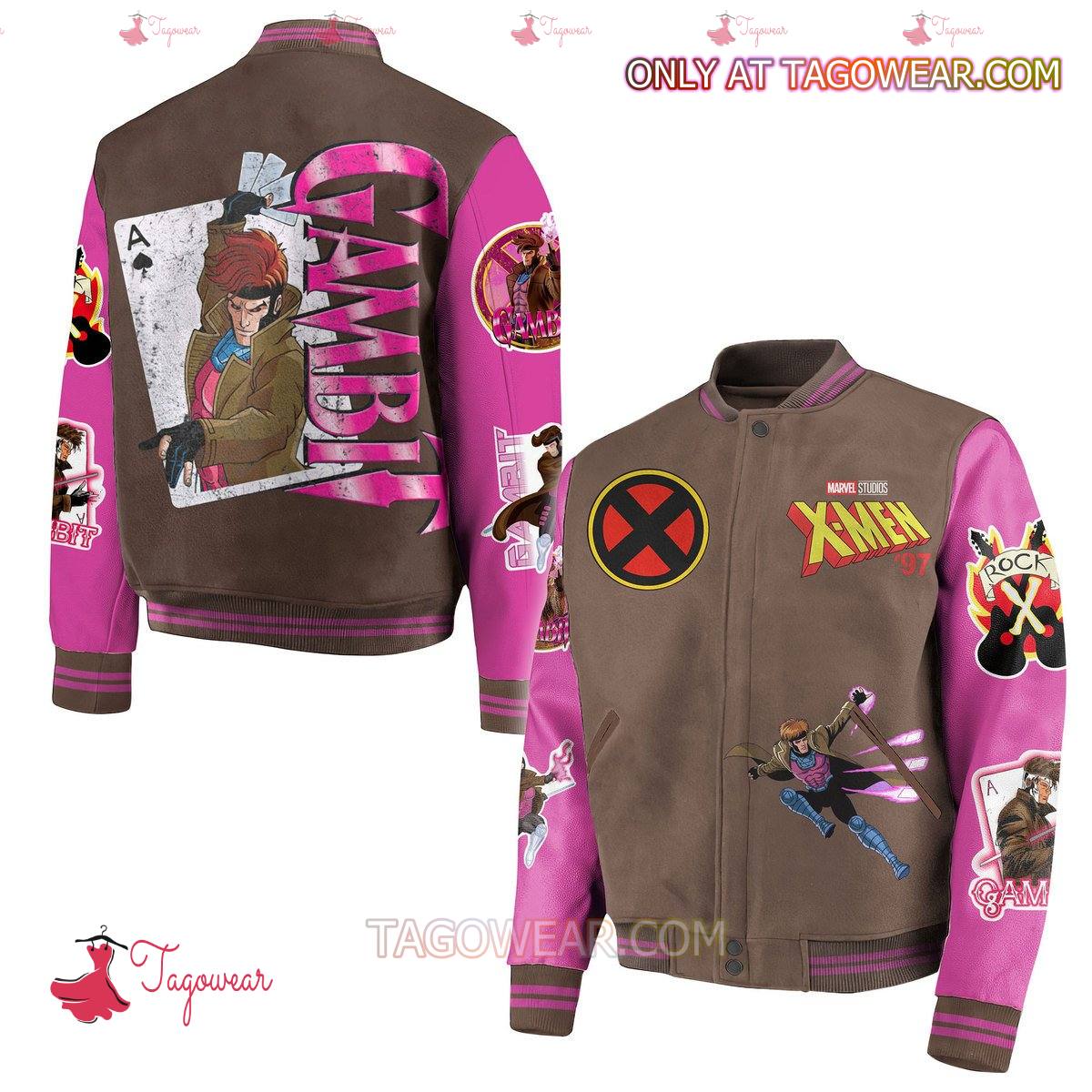 X-men ’97 Gambit HFN Baseball Jacket – Designfullprint