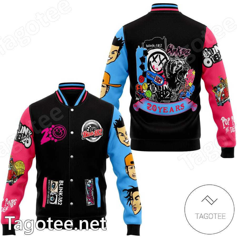 Blink-182 20 Years HFN Baseball Jacket or Bomber Jacket – Designfullprint