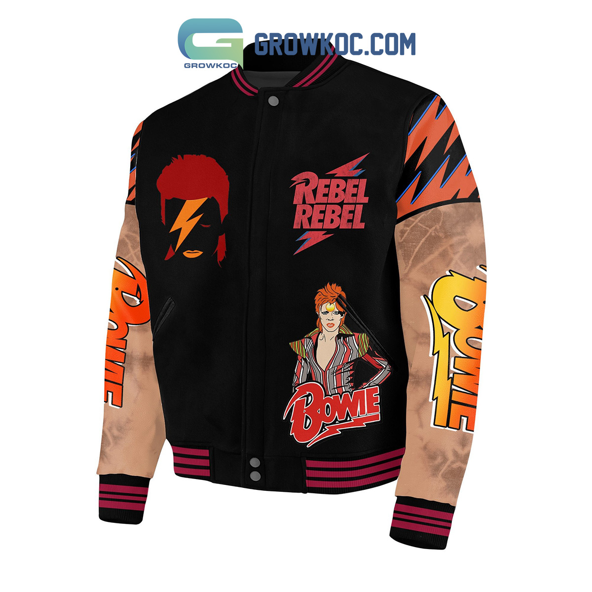 David Bowie Let’s Dance Baseball Jacket Bomber Jacket NVA Varsity ...