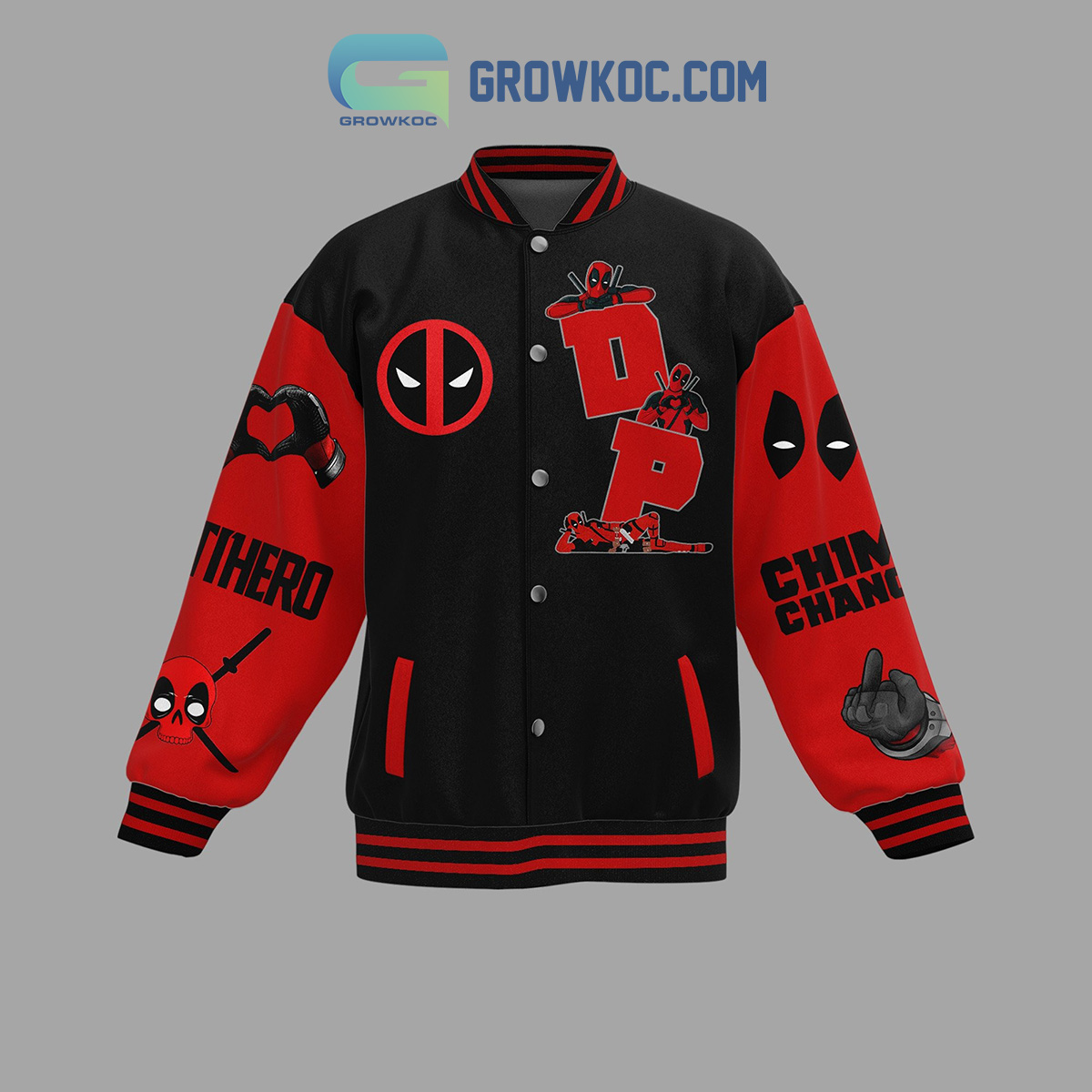 Deadpool Marvel Anti Hero Baseball Jacket Bomber Jacket NVA Varsity ...