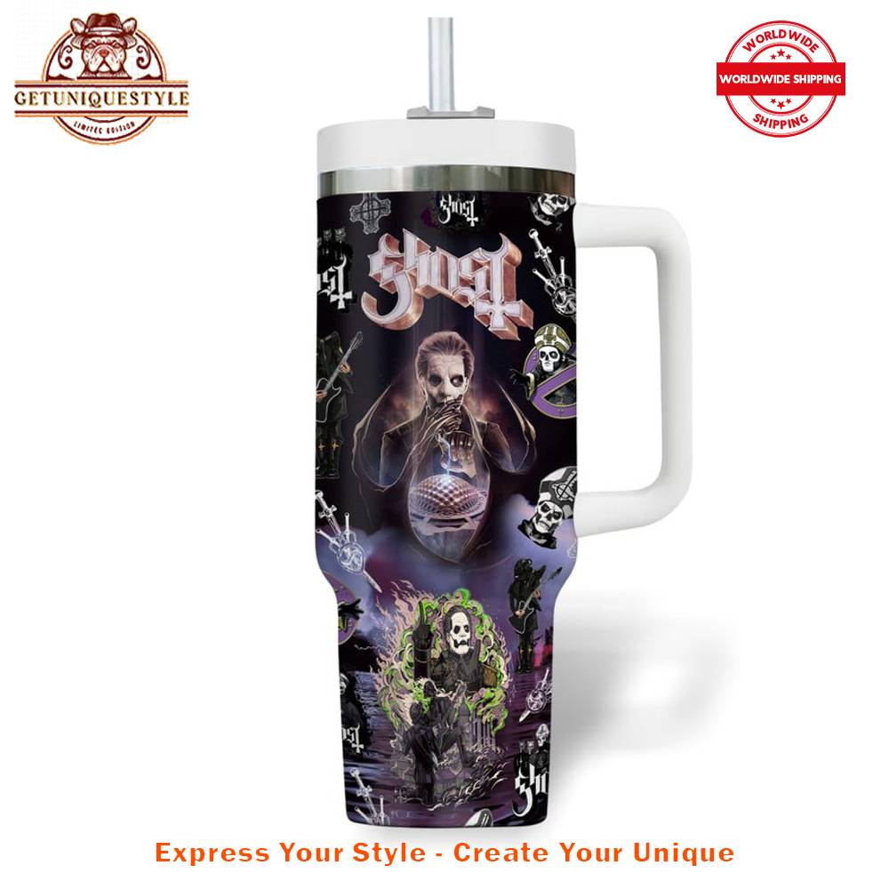 Ghost Rock Band Limited Edition 40oz 30oz or 40oz Stainless Steel ...