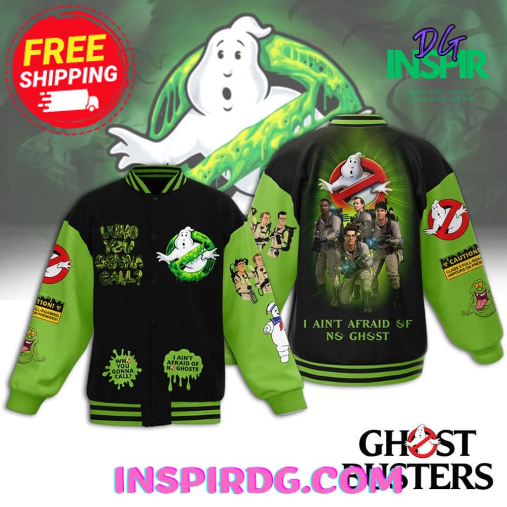 The Ghostbusters I Aint Afraid Of No Ghost? Baseball Adult Kid Baseball ...