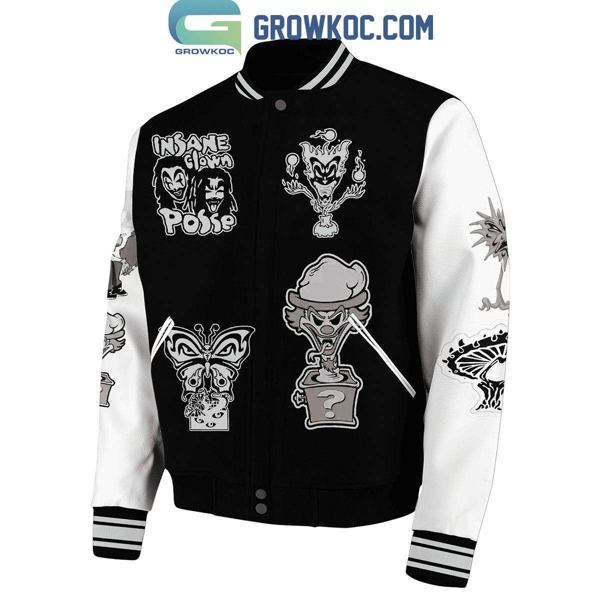 Insane Clown Posse Bang! Pow! Boom! Rest In Peace Baseball Jacket NVA ...
