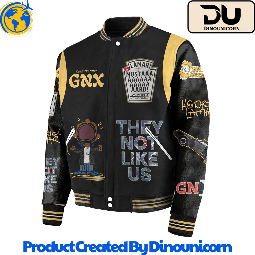 Kendrick Lamar GNX Baseball Jacket Bomber Jacket NVA Varsity Jacket For ...