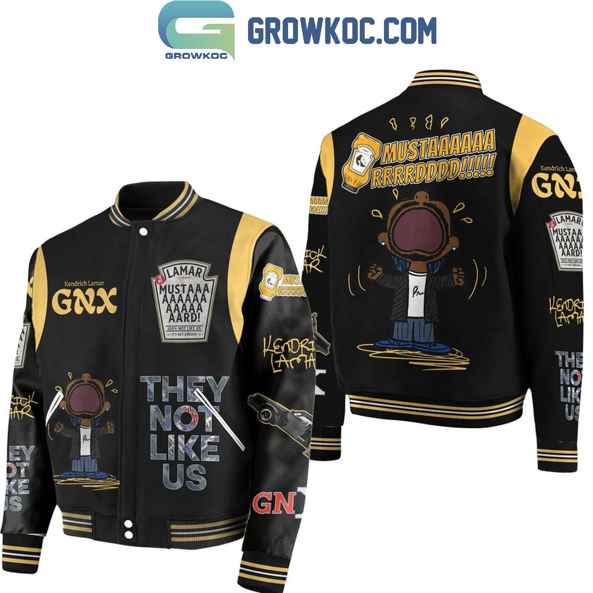 Kendrick Lamar Mustard Not Like Us It’s Not Enough Baseball Jacket NVA ...