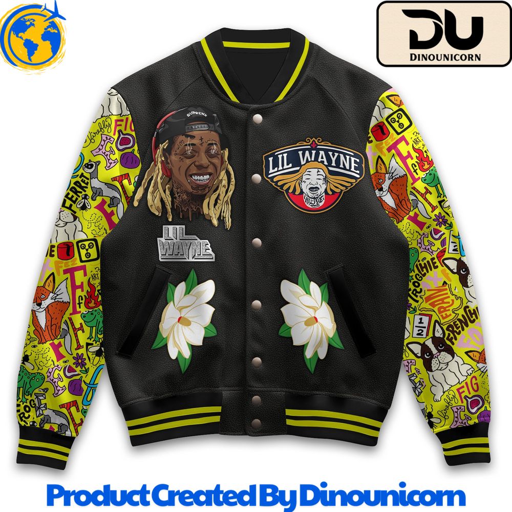 Lil Wayne Baseball Jacket Bomber Jacket NVA Varsity Jacket For Kid ...