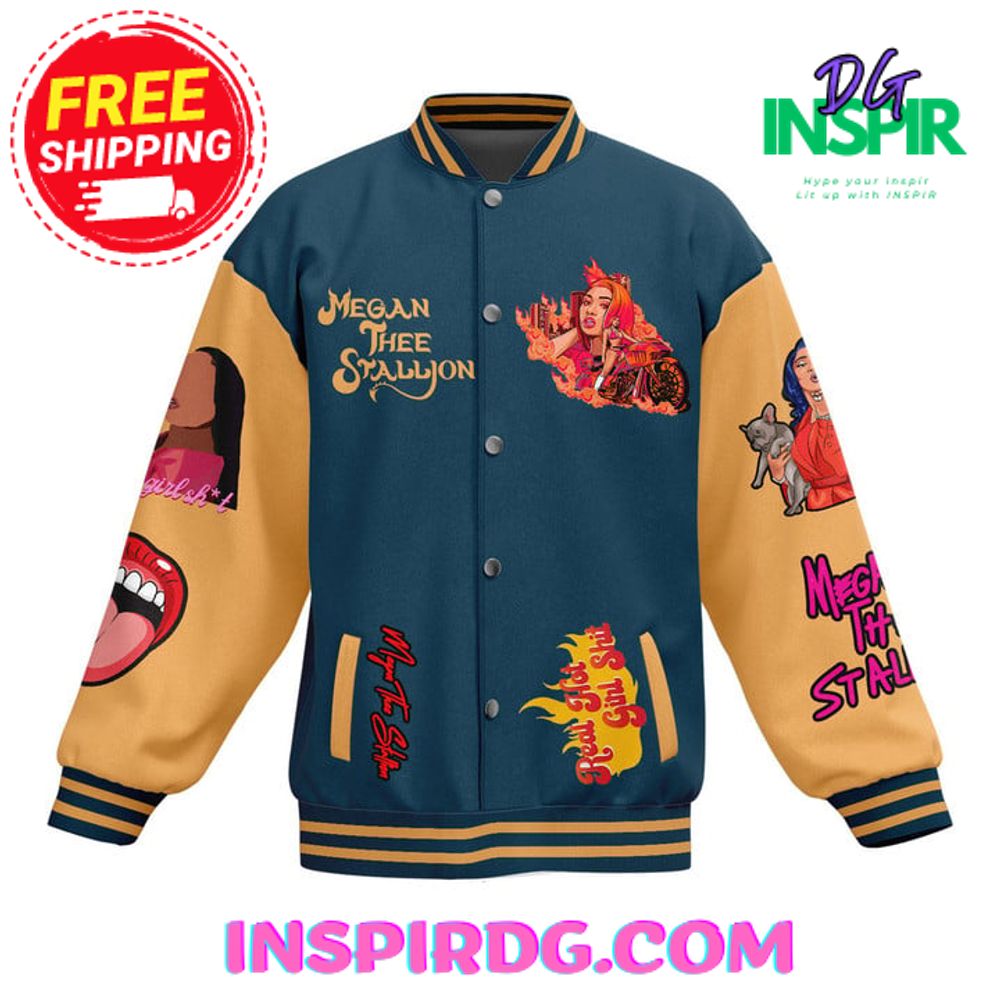 Megan Three Stallion Baseball Adult Kid Baseball Jacket Or Bomber HG ...