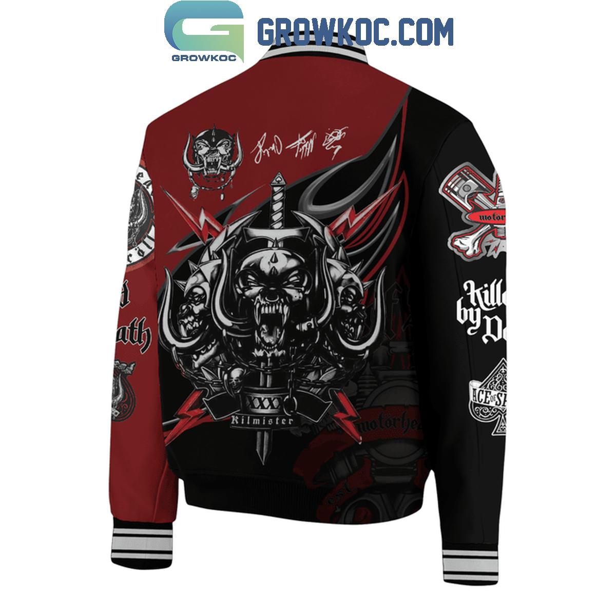 Motorhead Ave Of Spades Killed By Devils Personalized Baseball Jacket ...