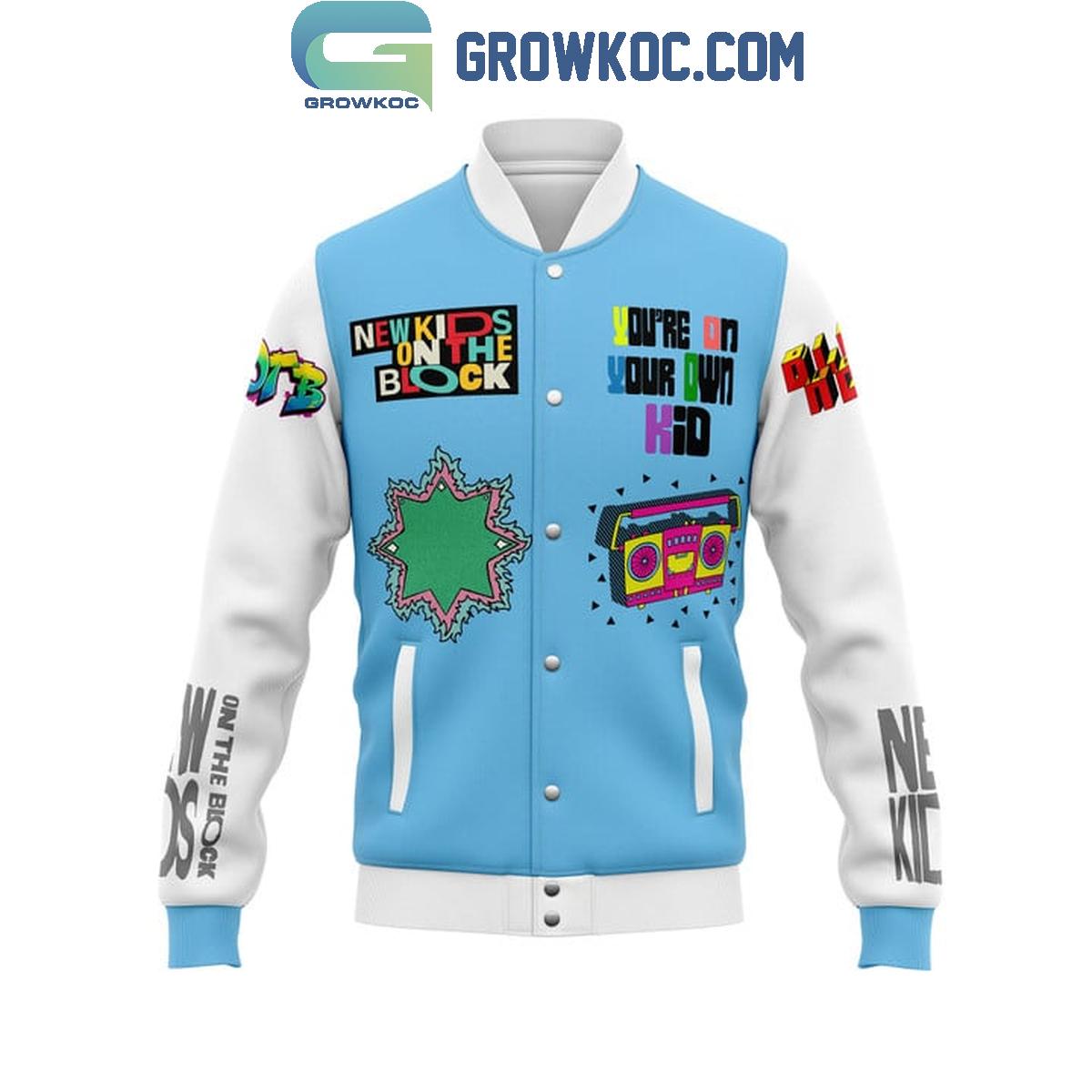 New Kids On The Block Blockhead You’re On Your Own Kid Baseball Bomber ...