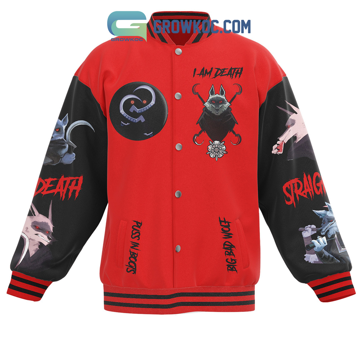 Puss In Boots Smell Of Fear Baseball Jacket Bomber Jacket NVA Varsity ...