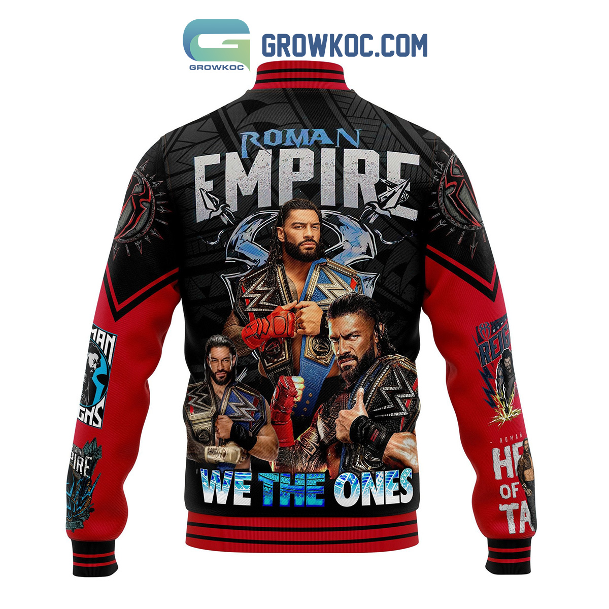 Roman Reigns Head Of The Table We The Ones Baseball Jacket NVA Varsity ...