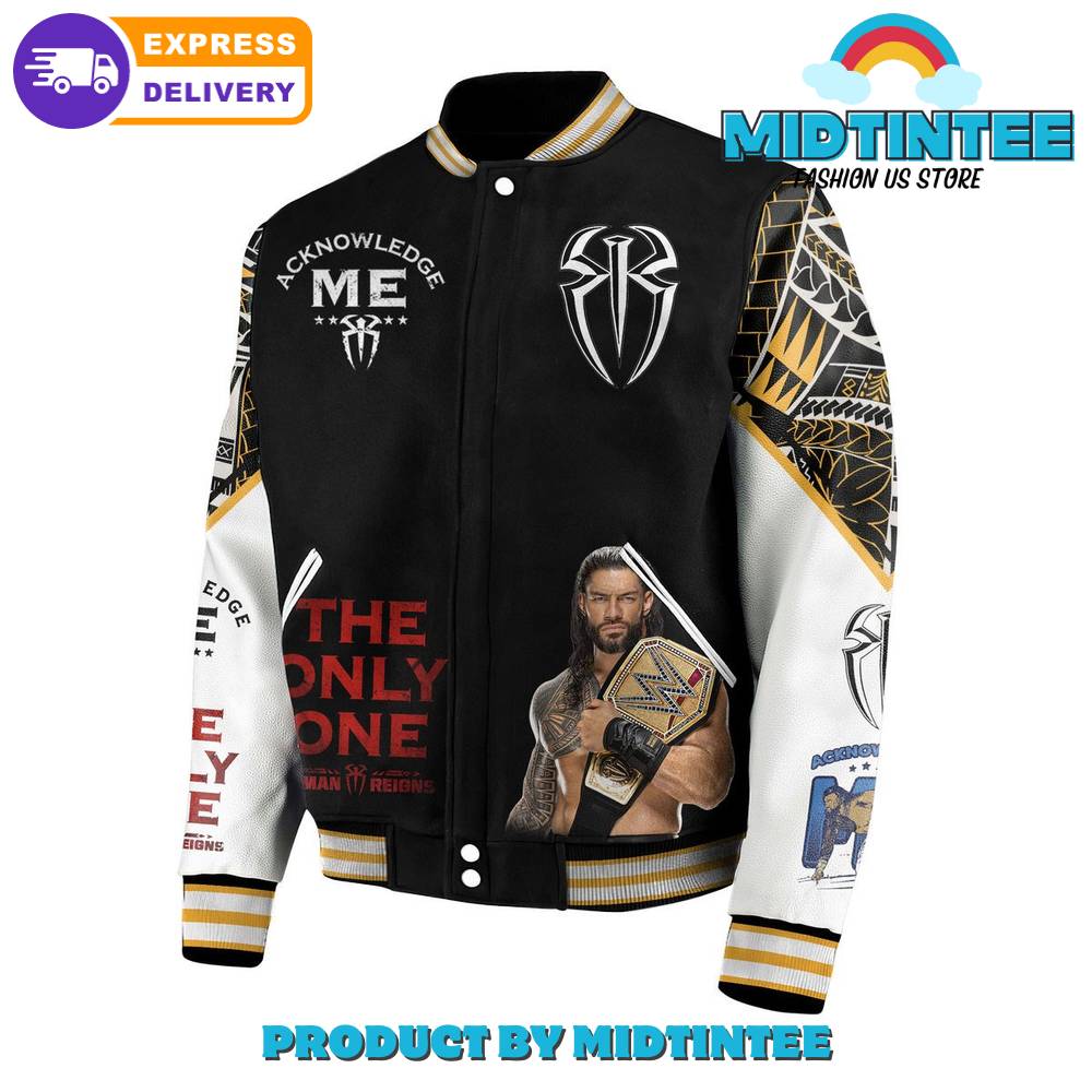 Roman Reigns The Only One Baseball Jacket or Bomber Jacket HG ...