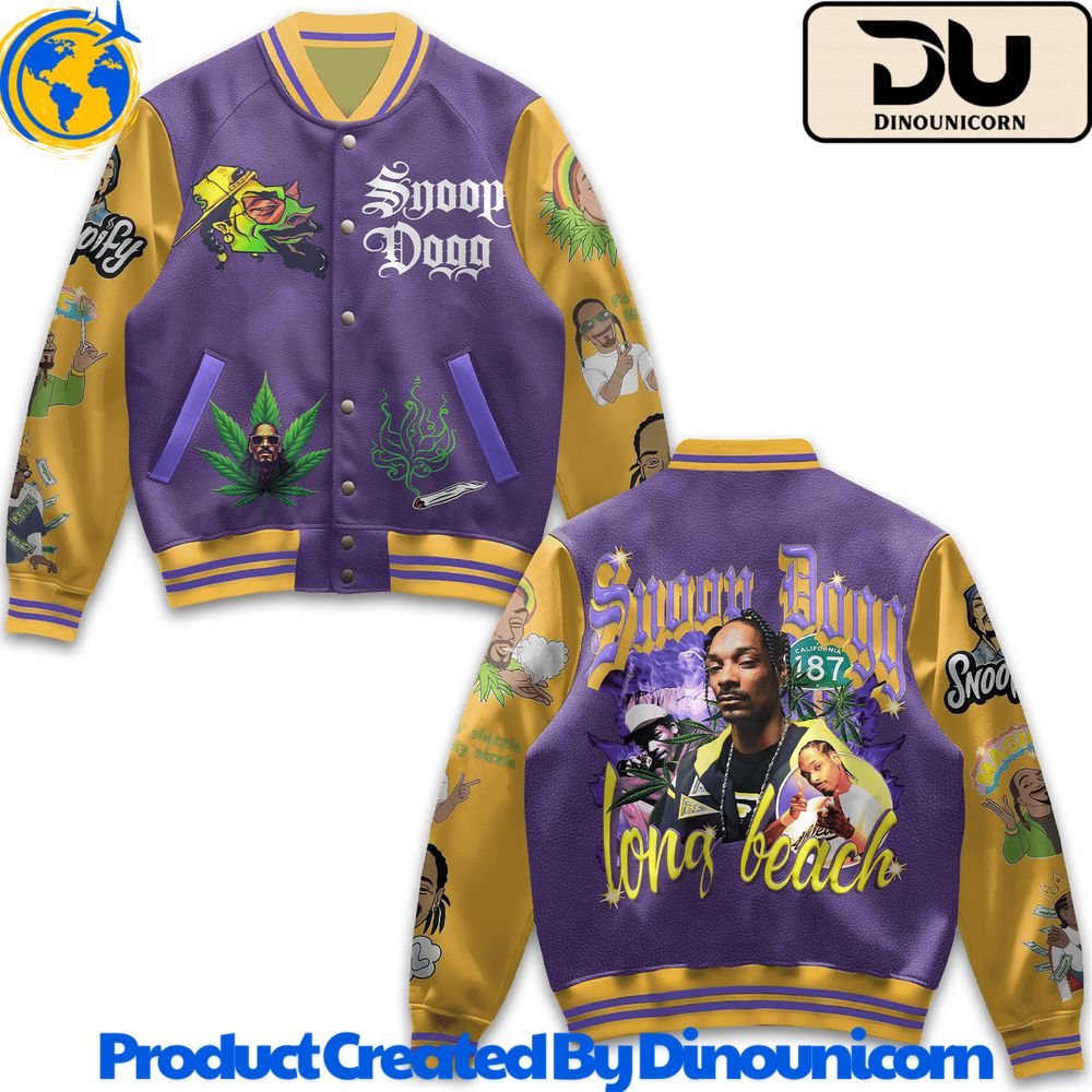 Snoop Dogg Baseball Jacket Bomber Jacket NVA Varsity Jacket For Kid ...