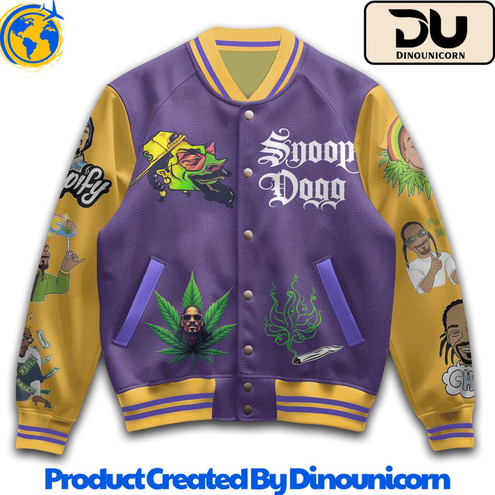 Snoop Dogg Baseball Jacket Bomber Jacket NVA Varsity Jacket For Kid ...