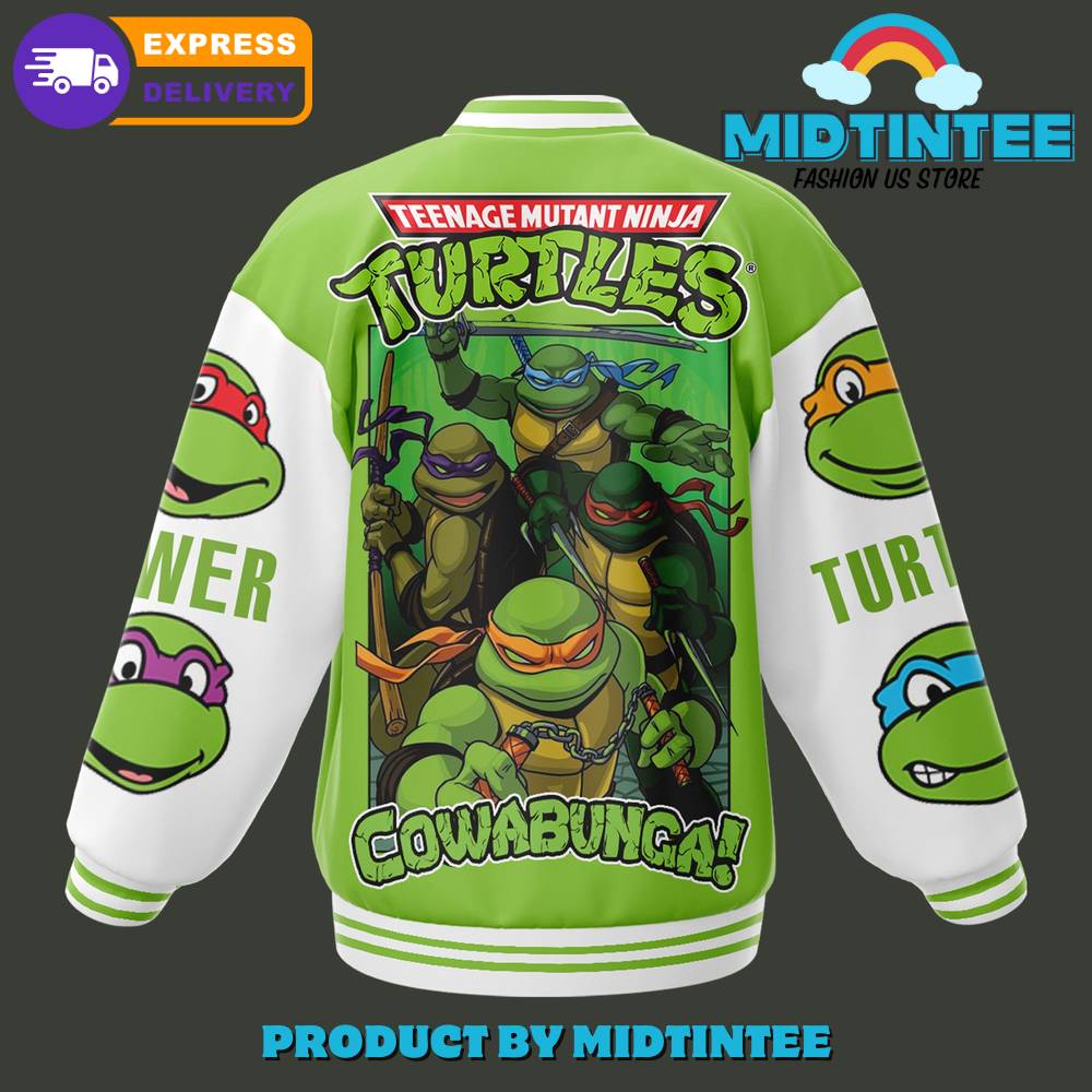 Teenage Mutant Ninja Turtles Cowabunga Baseball Jacket or Bomber Jacket ...