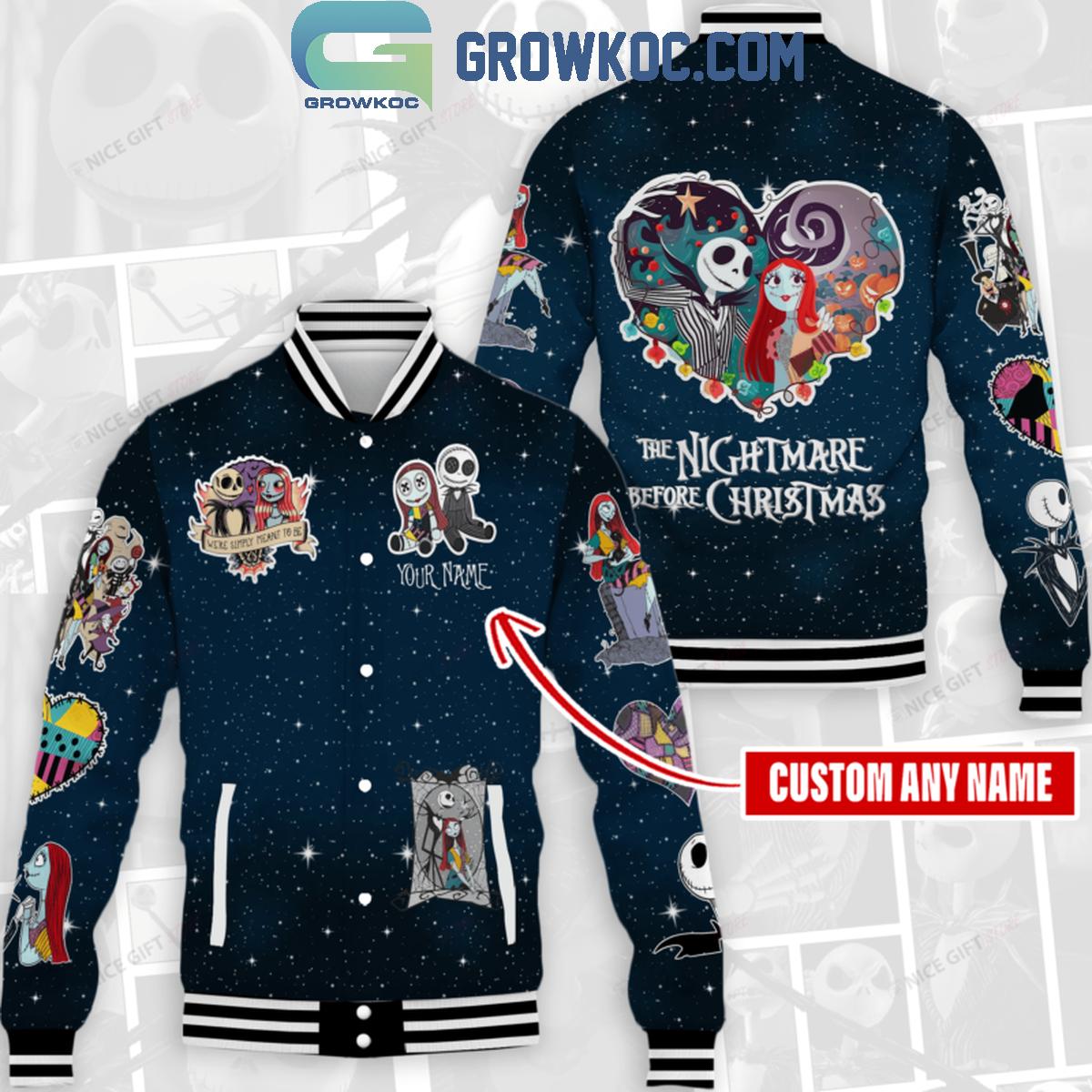 The Nightmare Before Christmas Horror Movies Personalized Baseball ...