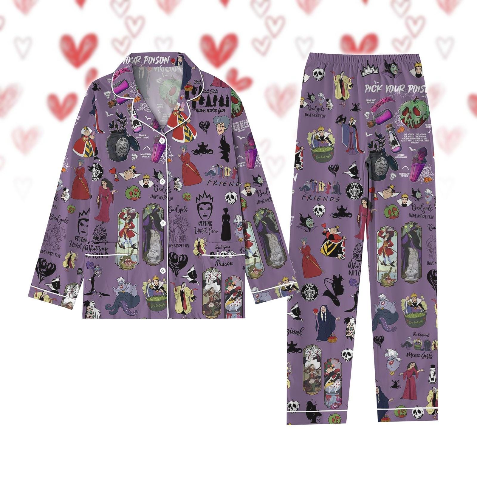 Disney Villain Bad Witches Villains Sleepwear Maleficent Evil Queen ...
